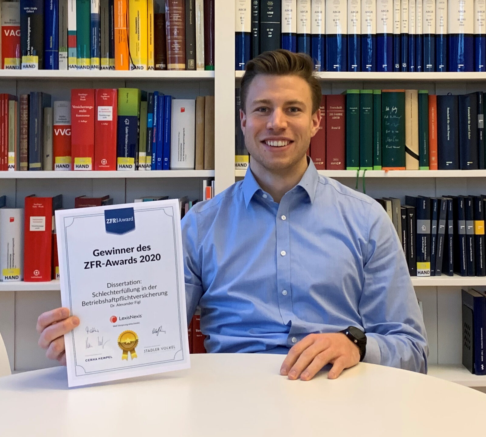 ZFR-Award 2020 an Dr. Alexander Figl & Mag. Mateusz Wilgodzki | LexisNexis Österreich
