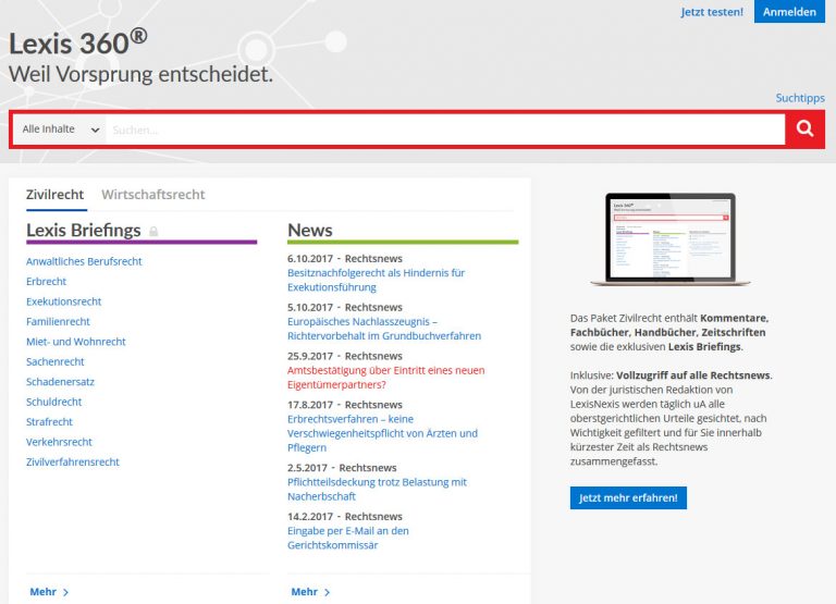 Lexis 360®: Die neue Dimension der Rechtsinformation liefert intelligente Antworten | LexisNexis ...