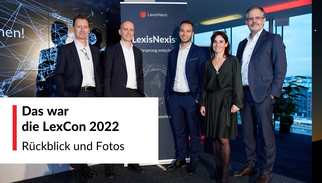 LexCon 2022: LexisNexis setzt abermals Maßstäbe mit Pionierleistungen ...