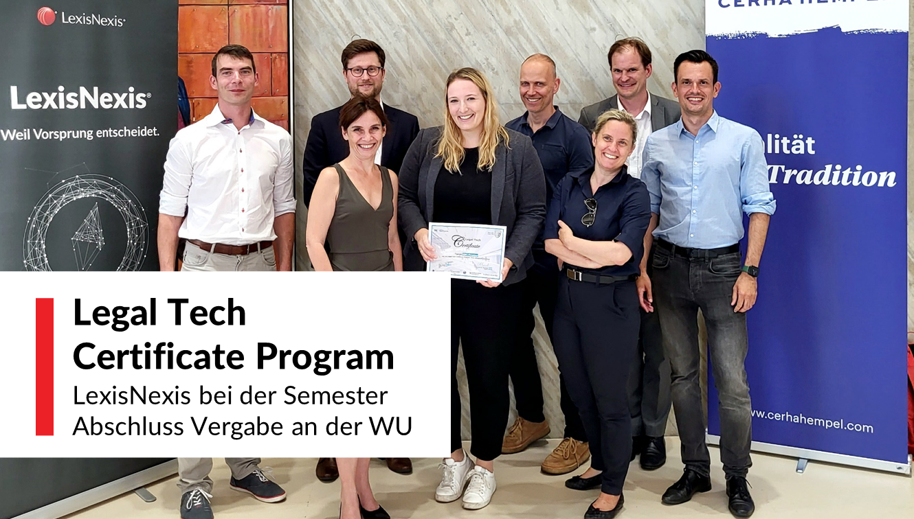 Legal Tech Certificate Program | LexisNexis Österreich