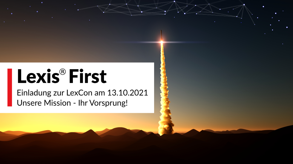 Lexis® First: Save the Date zur LexCon am 13.10.2021 | LexisNexis ...
