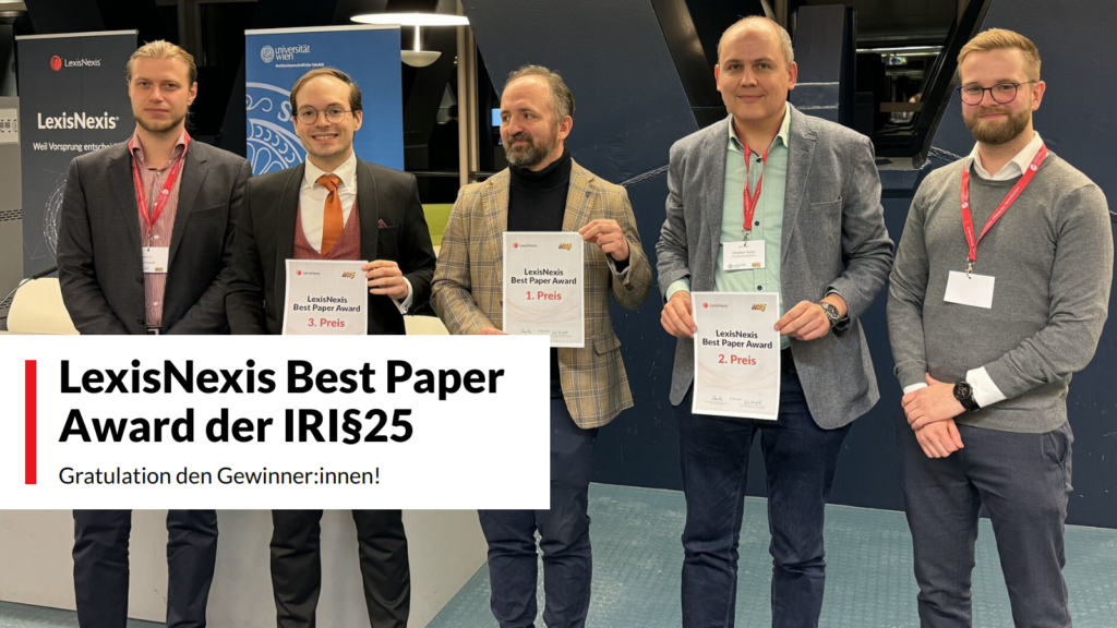 IRIS LexisNexis Best Paper Award 2025 | LexisNexis Österreich