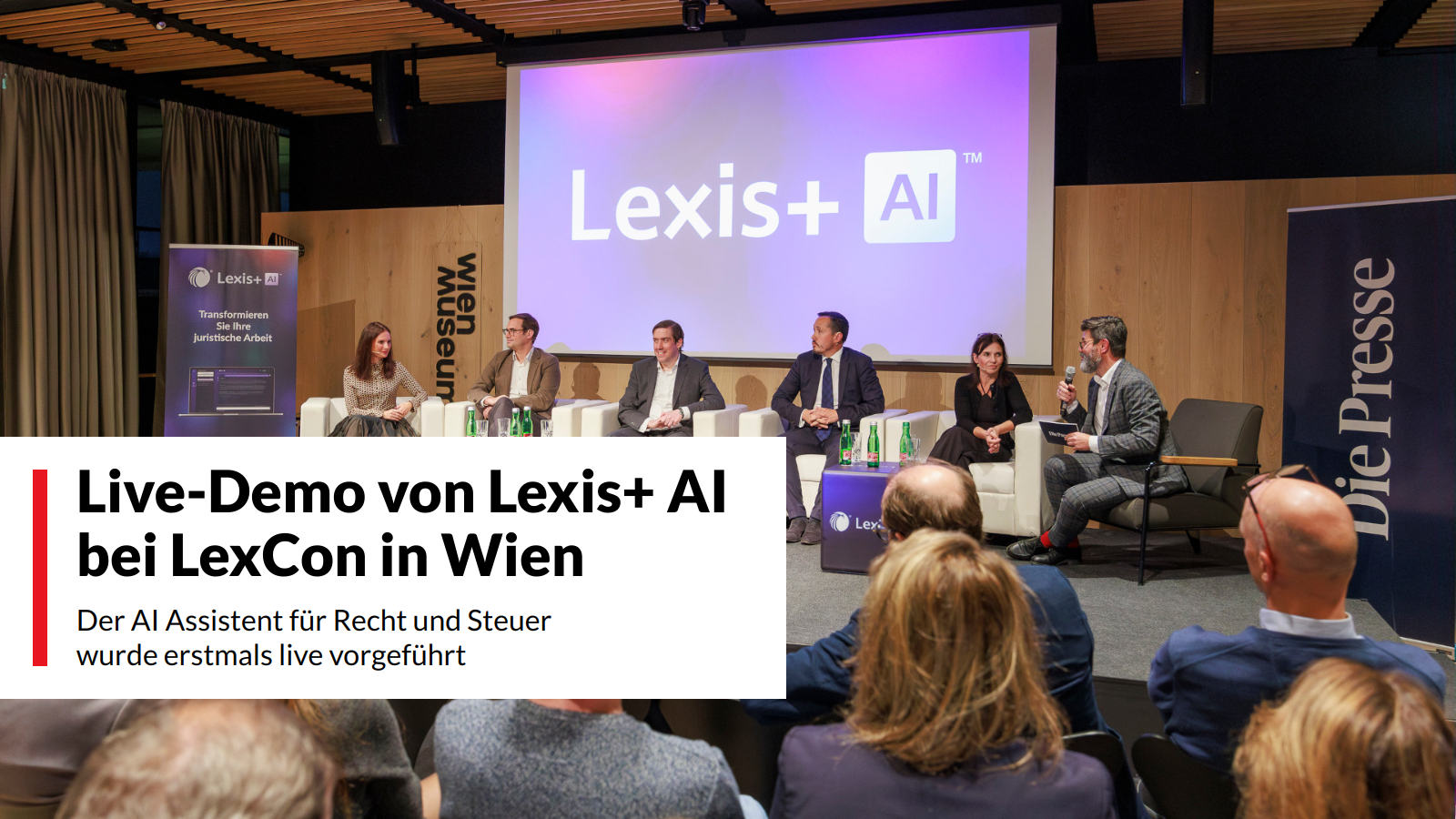 Premiere für österr. Rechtsbranche: Live-Demo von Lexis+ AI bei LexCon ...
