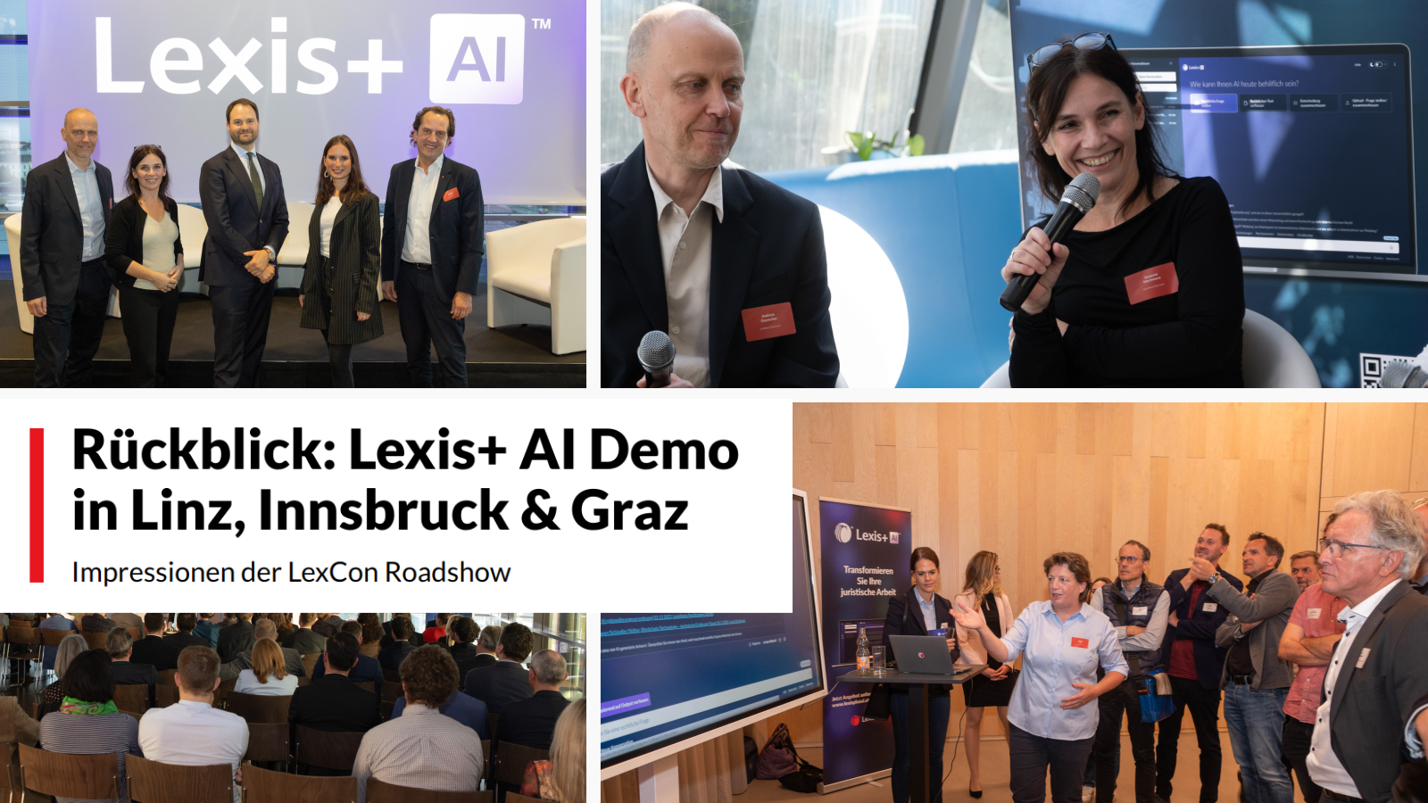 Impressionen der Lexis+ AI Demo in Linz, Innsbruck & Graz | LexisNexis ...