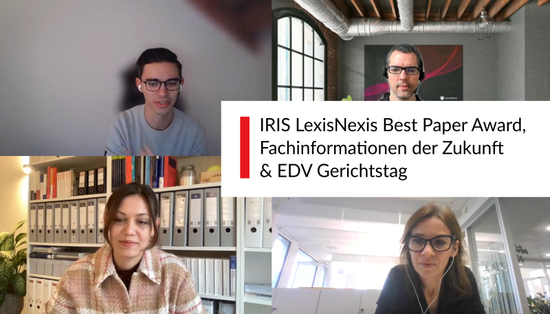 IRIS LexisNexis Best Paper Award, Fachinformationen der Zukunft & EDV Gerichtstag | LexisNexis ...